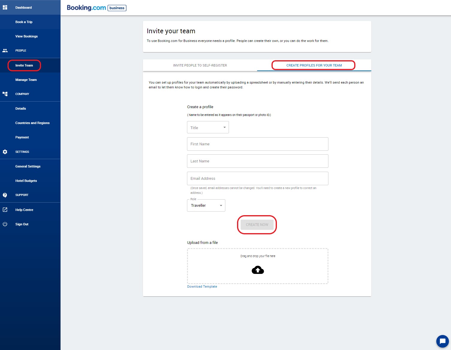 How do I add people? – Booking.com for Business