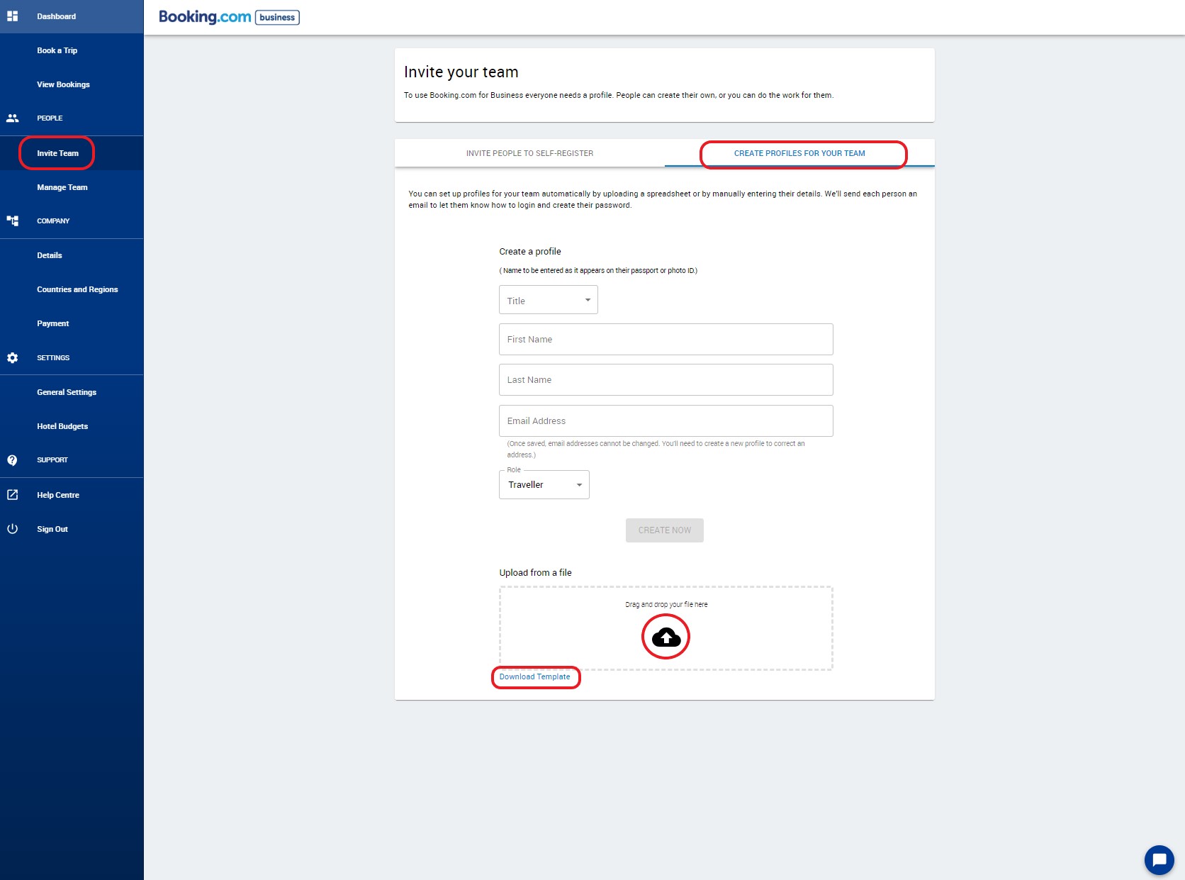 How do I add people? – Booking.com for Business