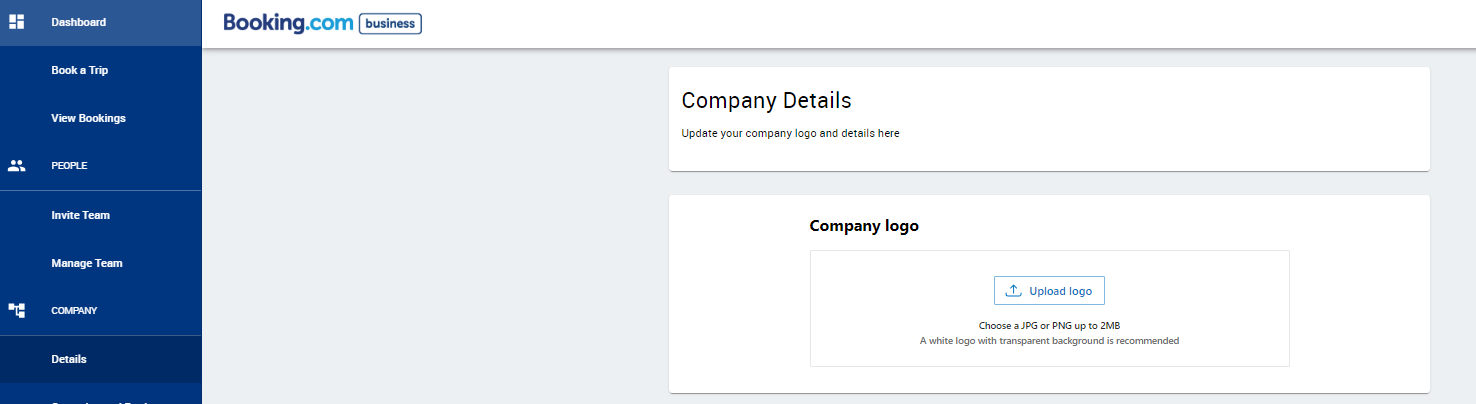 How to add your company logo – Booking.com for Business